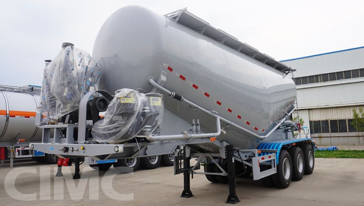 CIMC 3 Axle Dry Bulk Cement Tanker Trailer for Sales in Pakistan