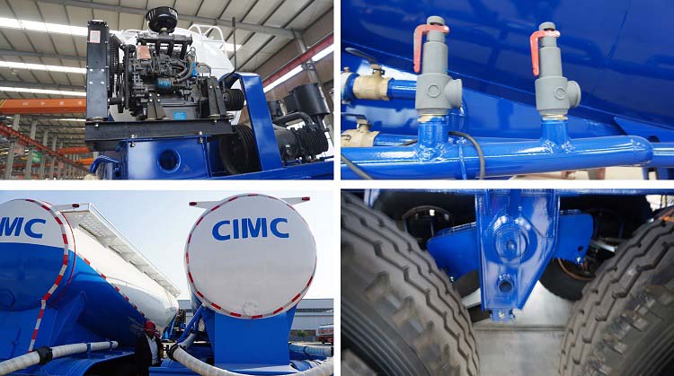 CIMC Cement Bulker | Cement Tanker Trailer | Pneumatic Dry Bulk Trailer ...