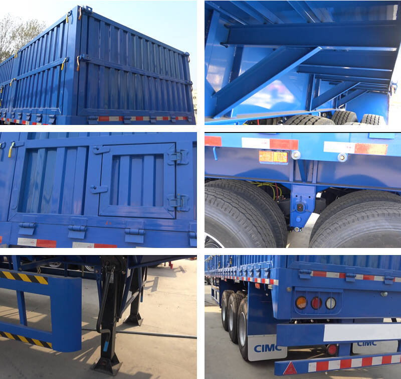 CIMC Side Wall Trailer & Fence Semi Trailer for Sale