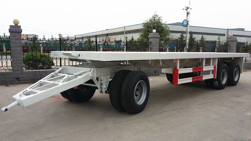 CIMC Flatbed Drawbar Container Trailer