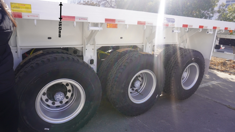 Flatbed Semi Trailer for Sale with Front Wall | Flatbed Semi Trailer ...